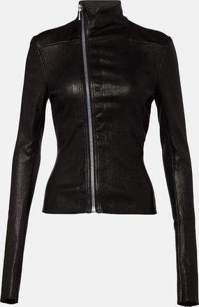 Rick Owens Veste Gary en cuir