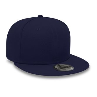 New Era 9Fifty Snapback Cap Dunkelblau Tonal Blank - Unisex Cap ohne Logo - One-Size