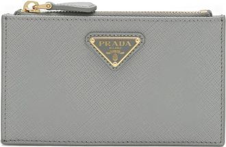 Prada zip-fastening wallet - Grau