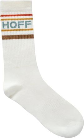 Hoff Wei&szlig;e Logo-Socken Retro-Design - - Underwear - unisex - Wei&szlig; - S