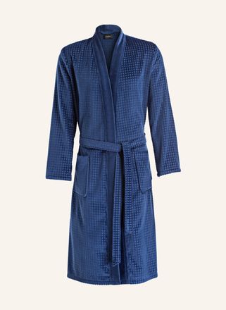 Caw&Ouml; Herren-Bademantel blau