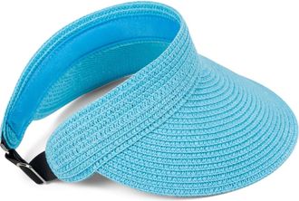 styleBREAKER Cap Papierstroh Visor Cap Einfarbig