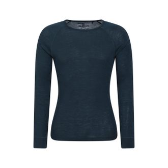Mountain Warehouse Herren Merinowolle Thermal Top (Dunkelgrau)