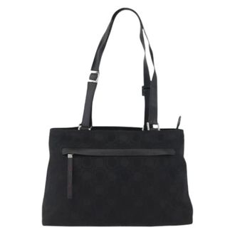 Ferragamo Pre-owned Canvas Schultertasche - - Pre-owned - Damen - Schwarzk - ONE SIZE