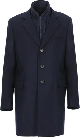 Fay Homme, Manteaux, Bleu, Taille: L Double Coat