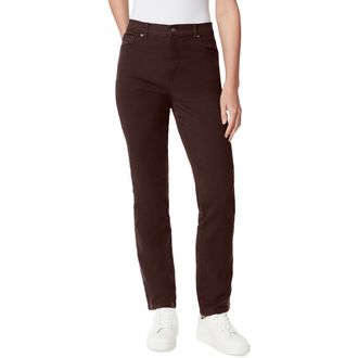 Gloria Vanderbilt Damen Amanda Classic High Rise Tapered Standard Jeans, Coffee Roast-ds, 38