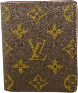 Louis Vuitton unisex, Pre-owned, Brun, Taille: ONE Size Portefeuille en tissu vintage Pre-owned