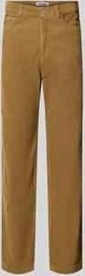 Review Straight Fit Cordhose aus reiner Baumwolle mit G&uuml;rtelschlaufen