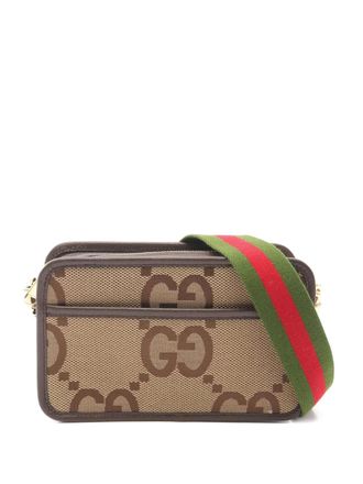 Gucci sac porté épaule à motif monogrammé GG (années 2010) - Tons neutres