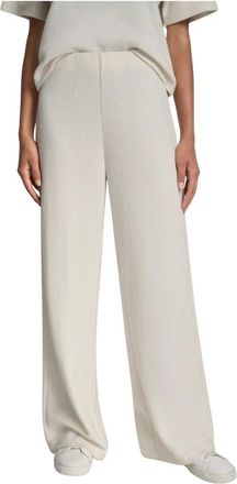 DKNY Dkny, Femme, Pantalons, Blanc, Taille: 36 FR High Rise Wide Leg Pant