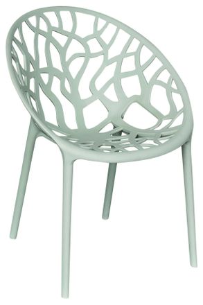 ambia GARDEN Stapelstuhl, Gr&uuml;n, Kunststoff, rund, 60.5x79x58 cm, stapelbar, gastro- und objekttauglich, abwischbar, Gartenm&ouml;bel, Gartenst&uuml;hle, Gartenst&uuml;hle stapelb