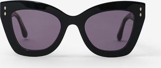 Isabel Marant Lunettes De Soleil Cat Eye Louny - Femme - Noir Pall-gris - - Isabel Marant