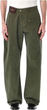J.W.Anderson Homme, Jeans, Vert, Taille: W30 Twisted Workwear Jeans