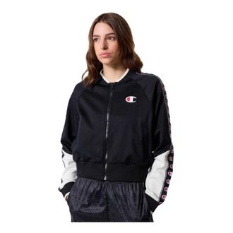 Champion SweaT-shirt z fermetureure &eacute;clair int&eacute;grale - Femme - Sport - Noir - Taille: 38 FR