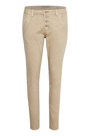 Cream Femme Crbaiily Twill Pant Jeans, Sesame, 28W / 32L EU