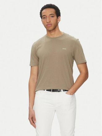 HUGO BOSS T-Shirt Dero222 50466158 Beige Regular Fit