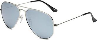 Generic Lunettes De Soleil Polarisées For Hommes, For La Conduite En Extérieur, UV400, For Les Déplacements Quotidiens(Silver)