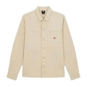 Dickies Homme, Chemises, Beige, Taille: M Chemise Florale Manches Longues