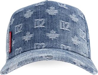 Dsquared2 Homme, Accessoires, Bleu, Taille: ONE Size Casquette avec Visi&egrave;re