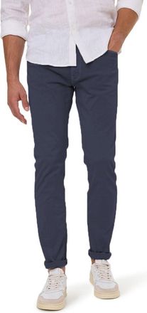 Pierre Cardin Herren Lyon Tapered 5-Pocket Hose Sommergabardine, leicht Vintage Dark Blue