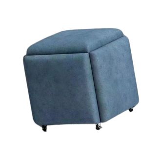 Generic 5-in-1-Make-up-Hocker mit Rollen, Stapelhocker-Set for den Eingangsbereich, for Wohnzimmer, Schlafzimmer, B&uuml;ro, Balkon, Spielzimmer, kleine R&auml;ume(Colo