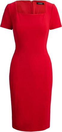 Ralph Lauren Femme, Robes, Rouge, Taille: 36 FR Sheath Dress
