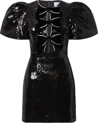 Rebecca Vallance x Nicky Hilton Lena Minikleid - Schwarz