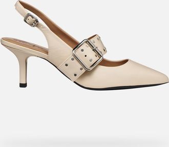 Geox Schuhe Kleopy Dame Off-white