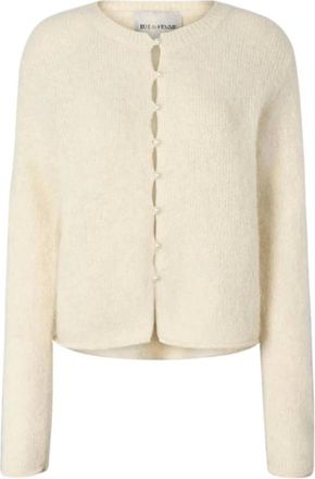 Rue de Femme RUE de Femme, Femme, Pulls, Beige, Taille: 44 FR Josette Knit Cardigan