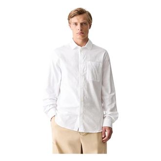 Kenzo Weave Slim Shirt - - Shirts - Herren - Wei&szlig; - M