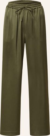 Samsøe & Samsøe Samsøe Samsøe Marlenehose Sahelena Aus Satin gruen