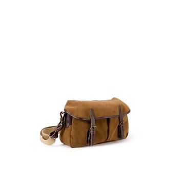 Bleu de Chauffe Sac Musette du P&ecirc;cheur S en cuir