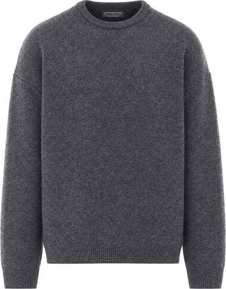 Balenciaga Rundhalspullover - Grau