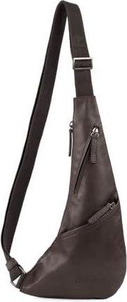 Lancaster Banane en cuir ref_41878 Marron 18 * 38 * 2 - Marron