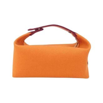 Herm&egrave;s Pre-owned Toile sacs-main - Femme - Pre-owned - Orange - Taille: ONE Size
