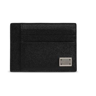 Dolce & Gabbana Lederkartenhalter - - Accessories - Herren - Schwarzk - ONE SIZE