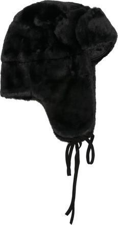 Paul Smith chapeau en fourrure artificielle - Noir