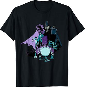 Disney Haunted Mansion Movie Hatbox Ghost Bride Harriet Ben T-Shirt