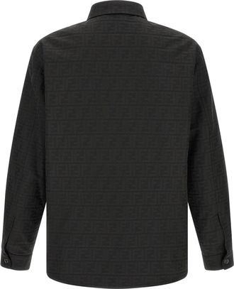 Fendi FF Jacquard Overshirt - Black