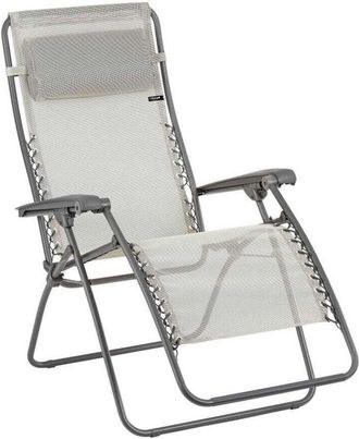 Lafuma Mobilier Zero-Gravity-Relaxliege-Garten - Rsxa - Batyline Iso - Beige Seigle - Lafuma Mobilier