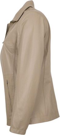 Maddox Lederjacke Line MADDOX - Damen Lederjacke Lammnappa taupe