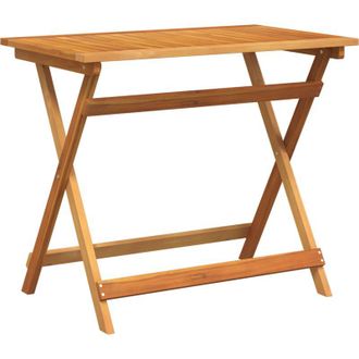 vidaXL Vidaxl - Table de Jardin Marron 90 x 55 x 75 cm Bois dacacia massif