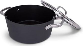 Arcos Serie Samoa | Antihaft-Kasserolle 20 cm und 2,6 L | Geschmiedetes Aluminium | Geeignet für jede Küche | Kalteffekt-Edelstahlgriffe | Energiesparsystem