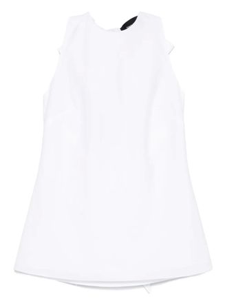 Simone Rocha débardeur à détail de noeud - Blanc