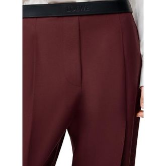 Loewe Pantalon large tailleur en laine