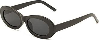 Generic Lunettes De Soleil À Petite Monture For Femmes, For Les Vacances, Déplacements Quotidiens Et Le Sport(Black)