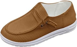 Generic Mocassins &agrave; enfiler pour femme - L&eacute;g&egrave;res et confortables - Chaussures de course d&eacute;t&eacute; tiss&eacute;es respirantes - Semelle souple - Chaussures de loisirs - An