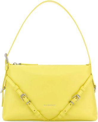 Givenchy mini sac porté épaule Voyou à boucle - Jaune