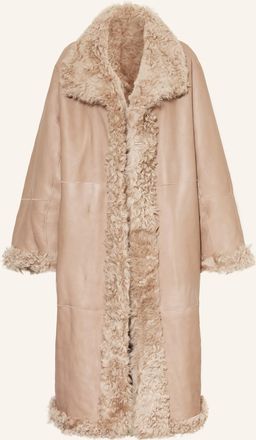 Remain Remain Ledermantel braun