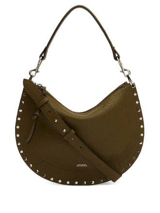 Isabel Marant sac Oskan en cuir &agrave; fermeture zipp&eacute;e - Vert